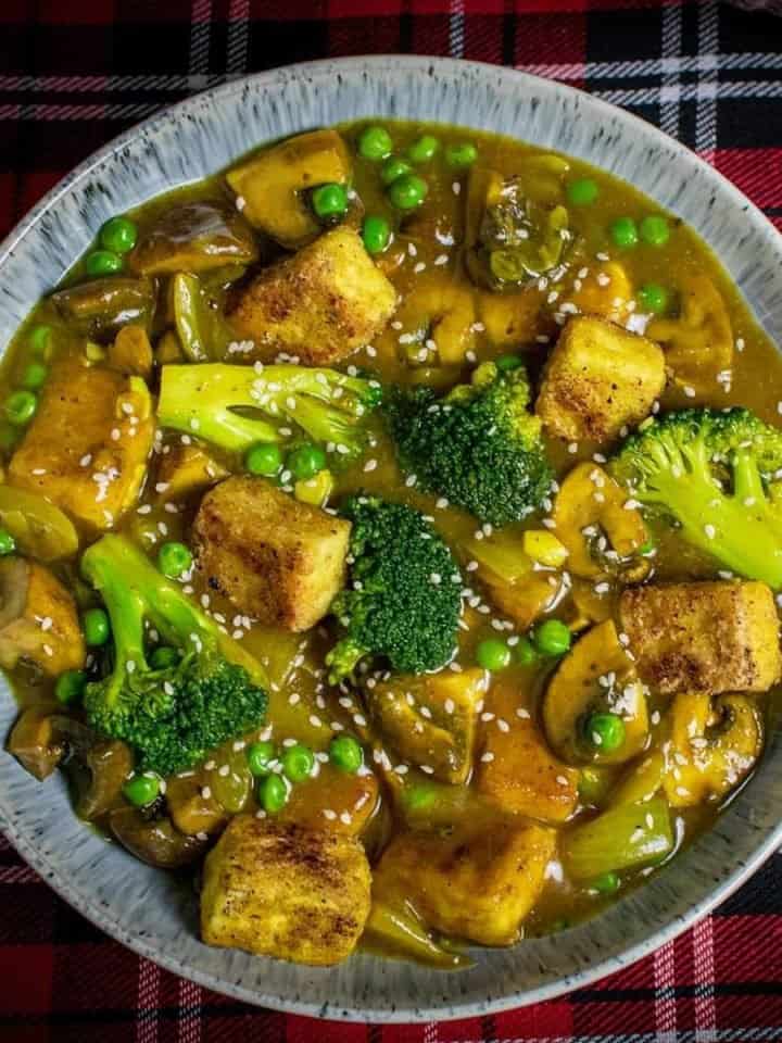 Seitan Curry in 20 Minutes - Vegan Punks