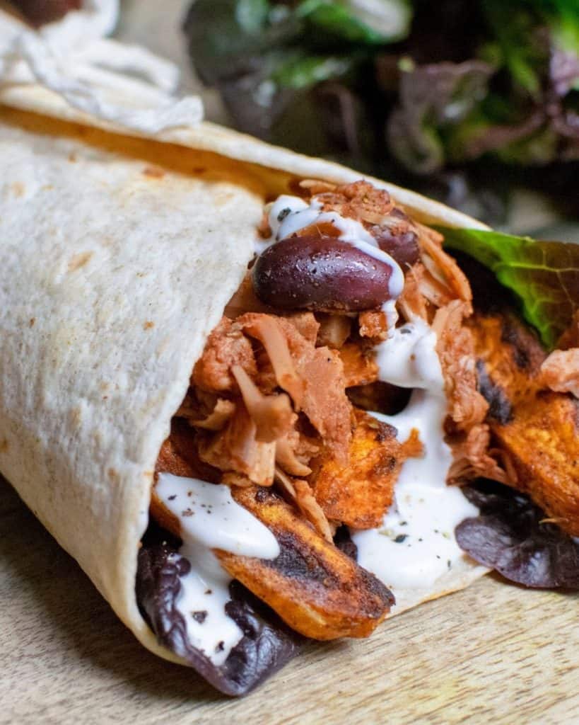 Best Ever Jackfruit Wrap - Vegan Punks