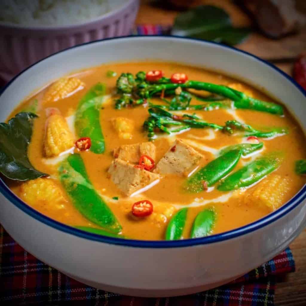 Thai Red Vegetable Curry - Vegan Punks
