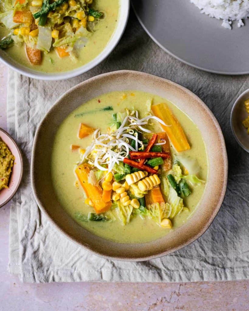 Easy Sayur Lodeh (vegetables in coconut milk) - Vegan Punks