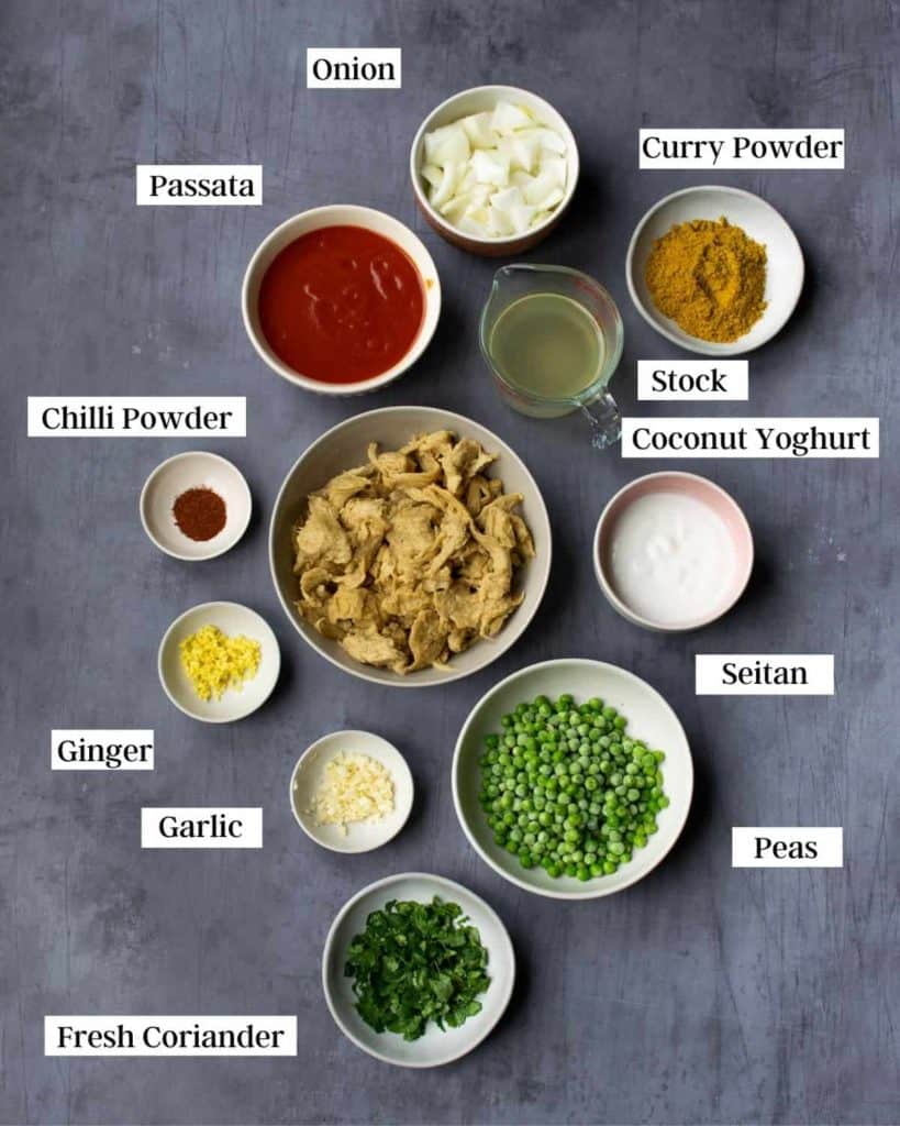 Seitan Curry in 20 Minutes - Vegan Punks